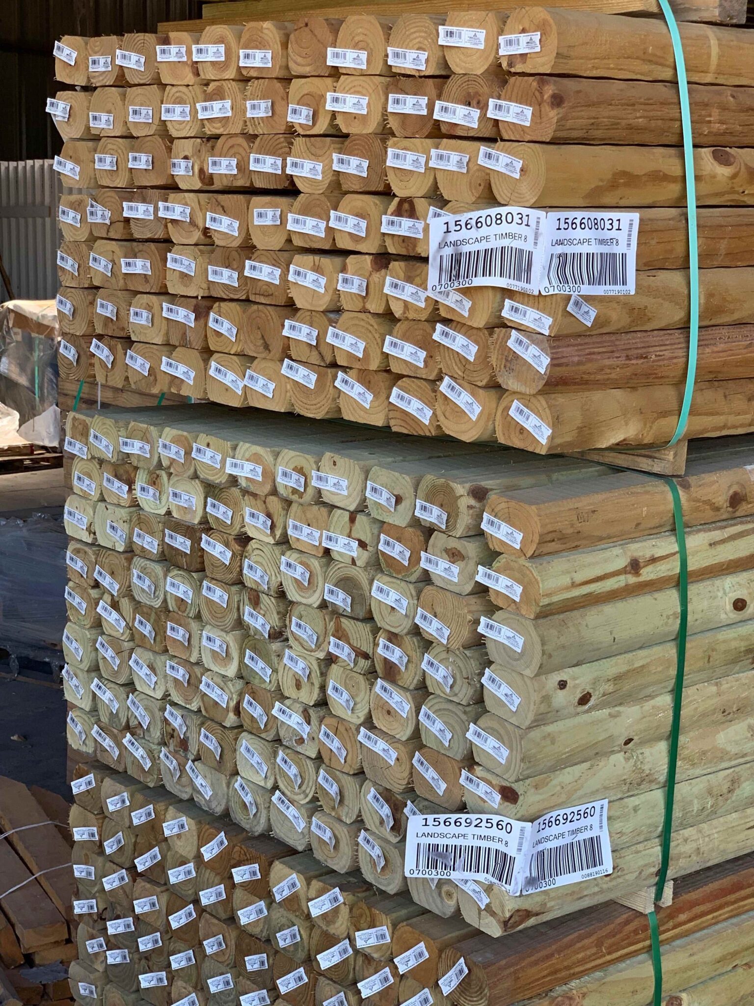 3" x 5" x 8' Landscape Timbers - AreA Landscape Supply, Inc