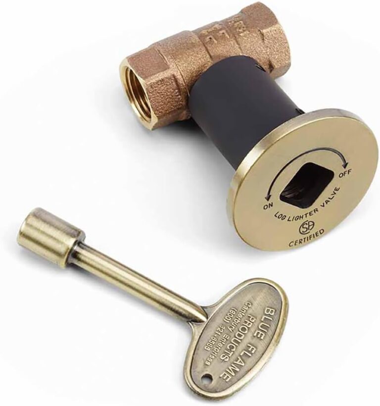 Natural Gas Valve Kit - 1/2" Straight - Brass - AreA Landscape Supply, Inc